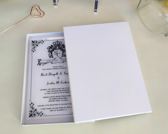 Custom Acrylic Wedding Invitation, Acrylic Invites,acrylic Invitation ...