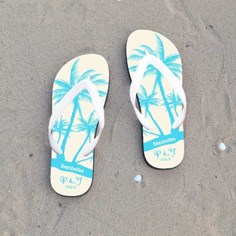 Custom Flip Flop for Wedding Guest personalized Flip Flops | Etsy