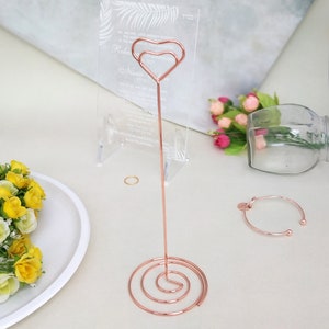 Gold Metal Table Number Stand, Table Stands, Wedding Reception ...