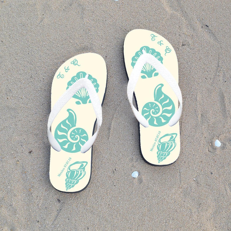 Custom Flip Flop for Wedding Guest personalized Flip Flops - Etsy