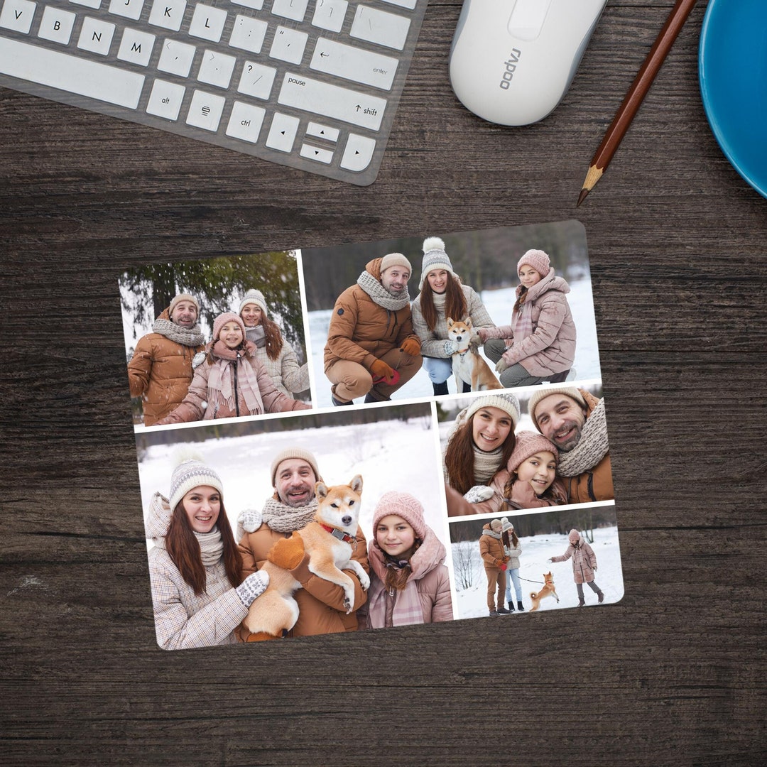 Custom Mouse Pad Photo Collage-different Photos Customized Mouse Pad ...