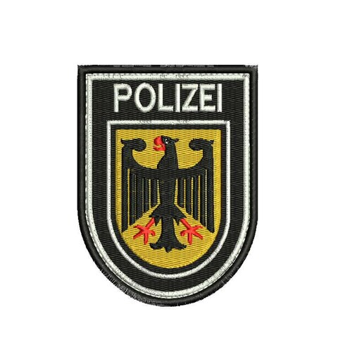 Flag Embroidery Patch 2x4 or Grey PW 3x3 Inches Hook Backing | Etsy