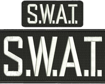 AGENT Embroidery Patch 4x10 and 2x5 Inches Hook Backing All | Etsy