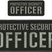 Protective Security Officer Embroidery Patch 4x10 and 2x5 Inches Hook ...