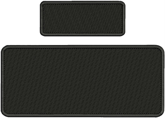 Blank Embroidery Patch 10x4 and 5x2 Inches Hook Backing - Etsy UK