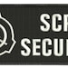 SCP Security Embroidery Patches 4x10 Inches Hook Backing Round Corners ...