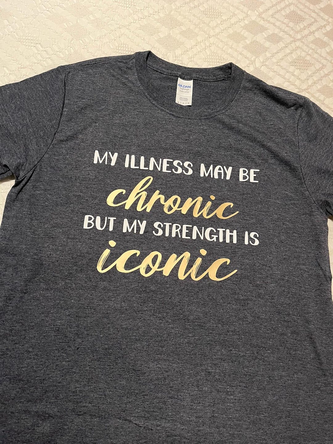 Illness Chronic Strength Iconic Tee // Chronic Illness - Etsy