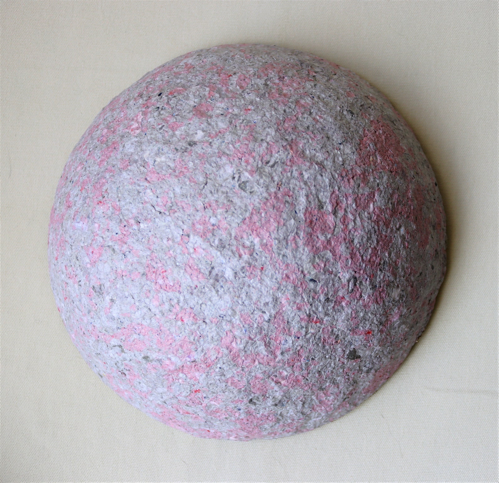 Paper Mache Bowl With Flower Decoupage. Decorative Recycled Papier ...