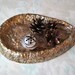 Handmade Paper Mache Pear Shaped Plate Unique Home Accents Centerpieces ...
