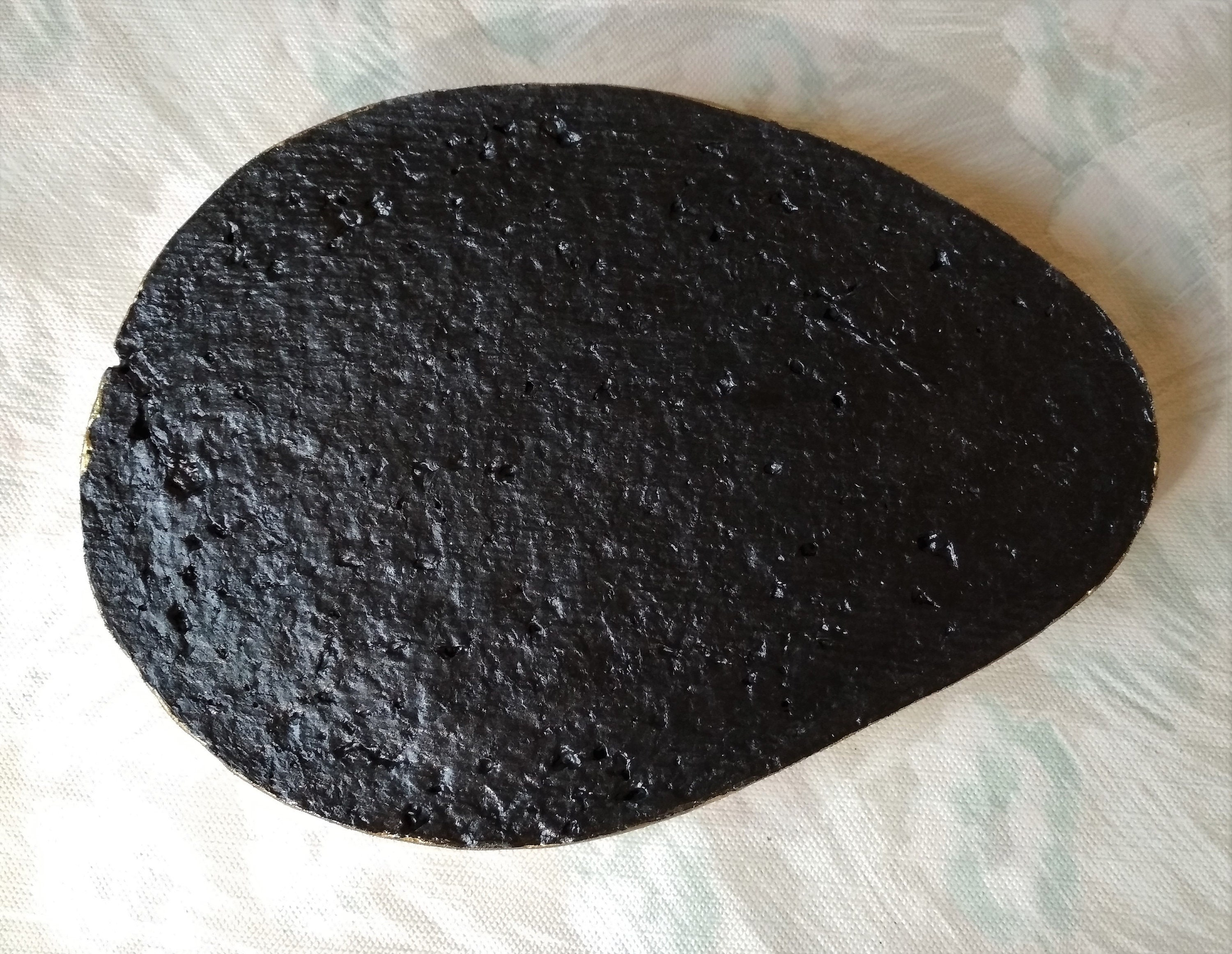 Handmade Paper Mache Pear Shaped Plate Unique Home Accents Centerpieces ...