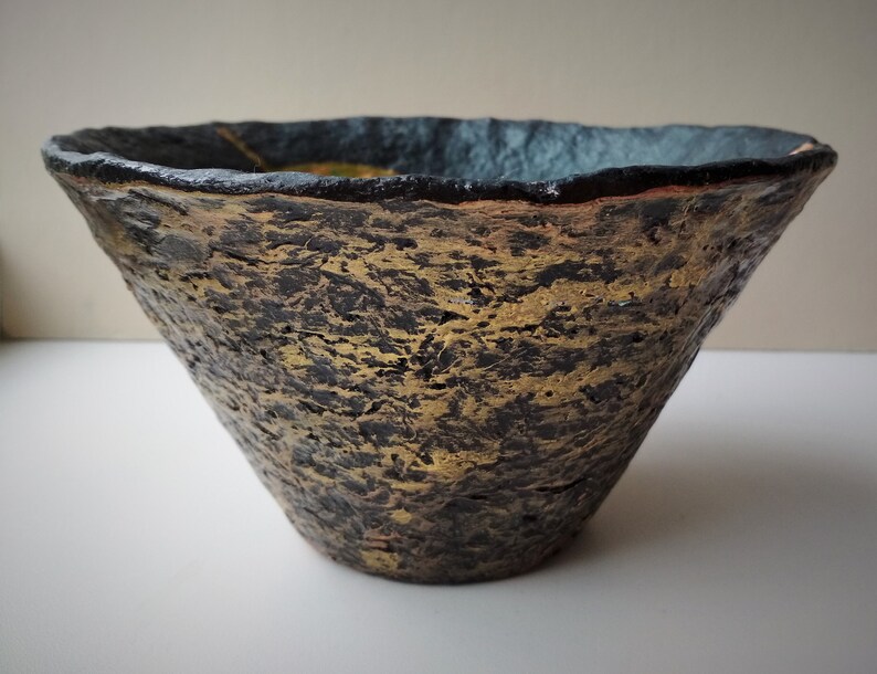 Paper Mache Catch All Bowl Beautiful Candy Dish Home Accents - Etsy