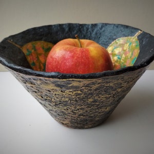 Paper Mache Catch All Bowl Beautiful Candy Dish Home Accents - Etsy