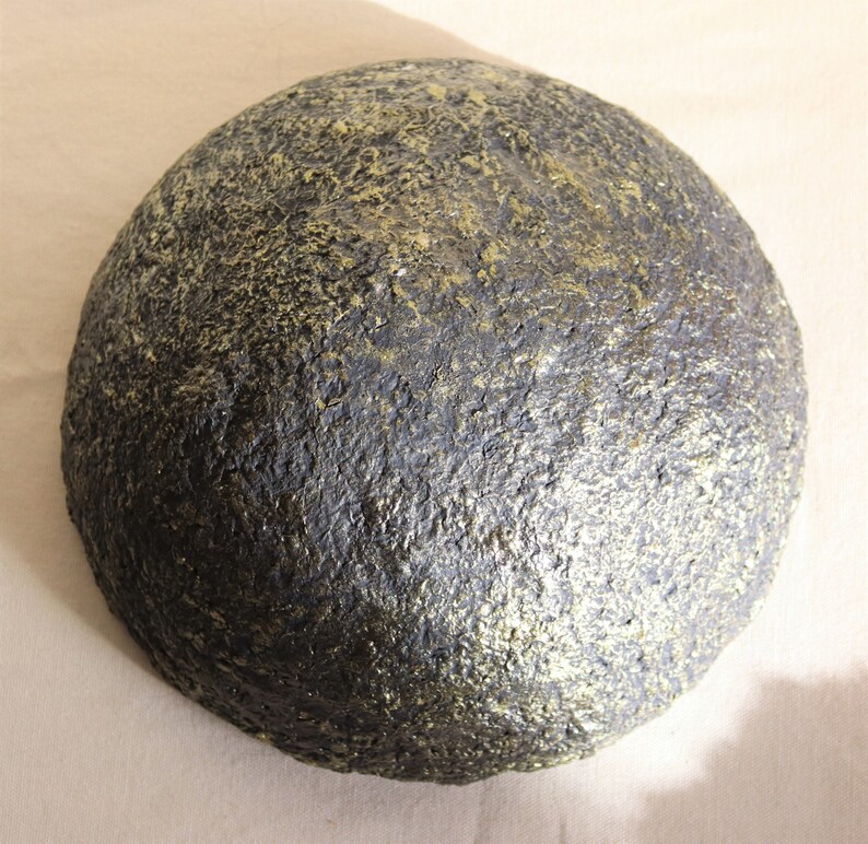 Golden Paper Mache Bowl With Fern. Decorative Recycled Papier - Etsy