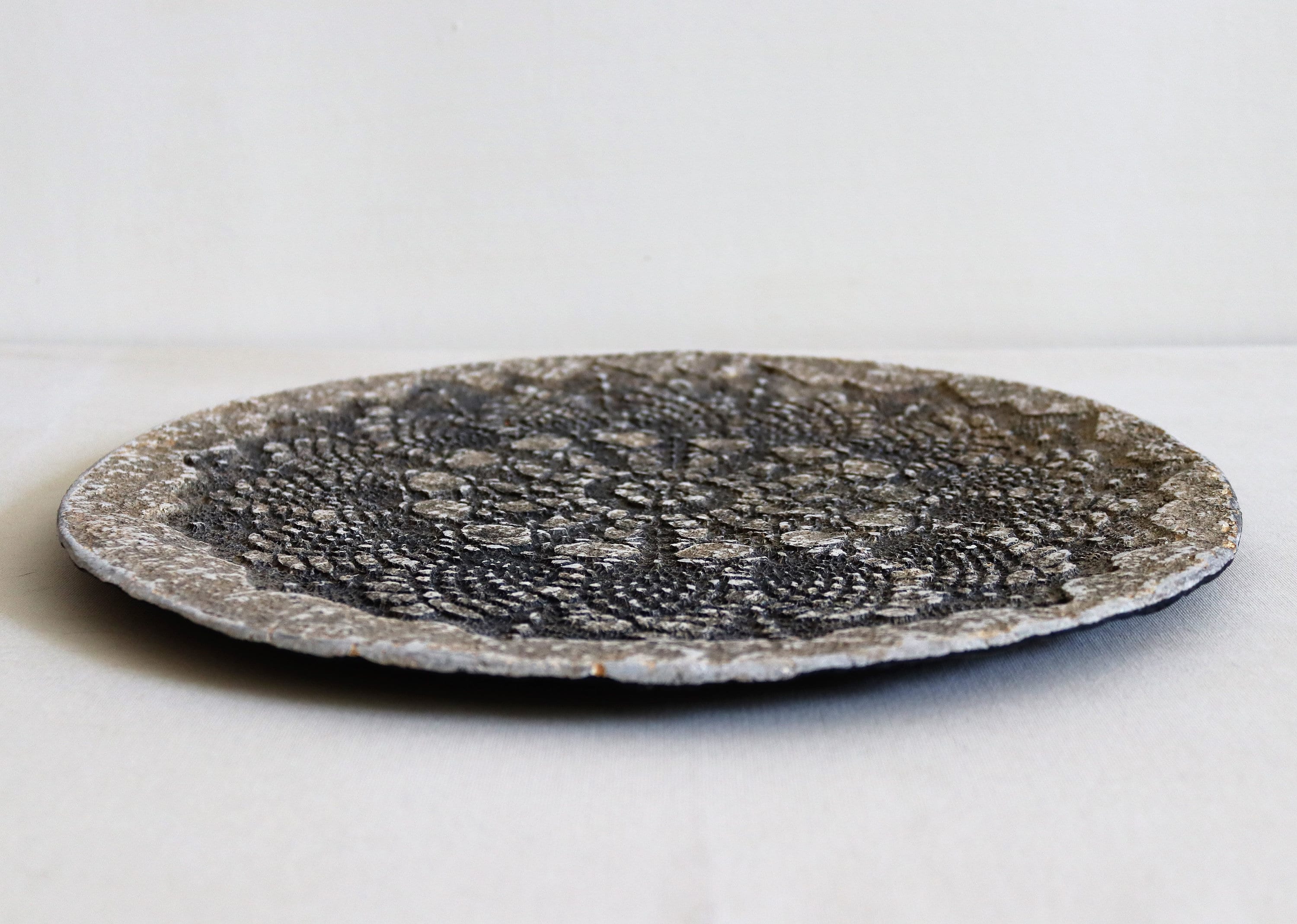 Paper Mache Plate: Crochet Blanket Relief, Ethnic Ornament - Etsy