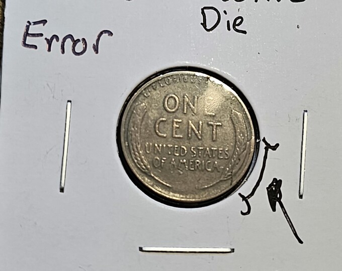 1925 D Defective Die Wheat Penny Error Coin - Etsy