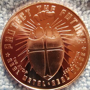 1 Oz. Copper Safety in Numbers Round .999 Fine Copper Art Bullion - Etsy