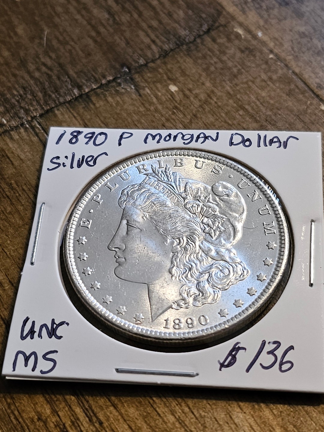 Brilliant Uncirculated 1890 P Silver Morgan Dollar in Mint State - Etsy