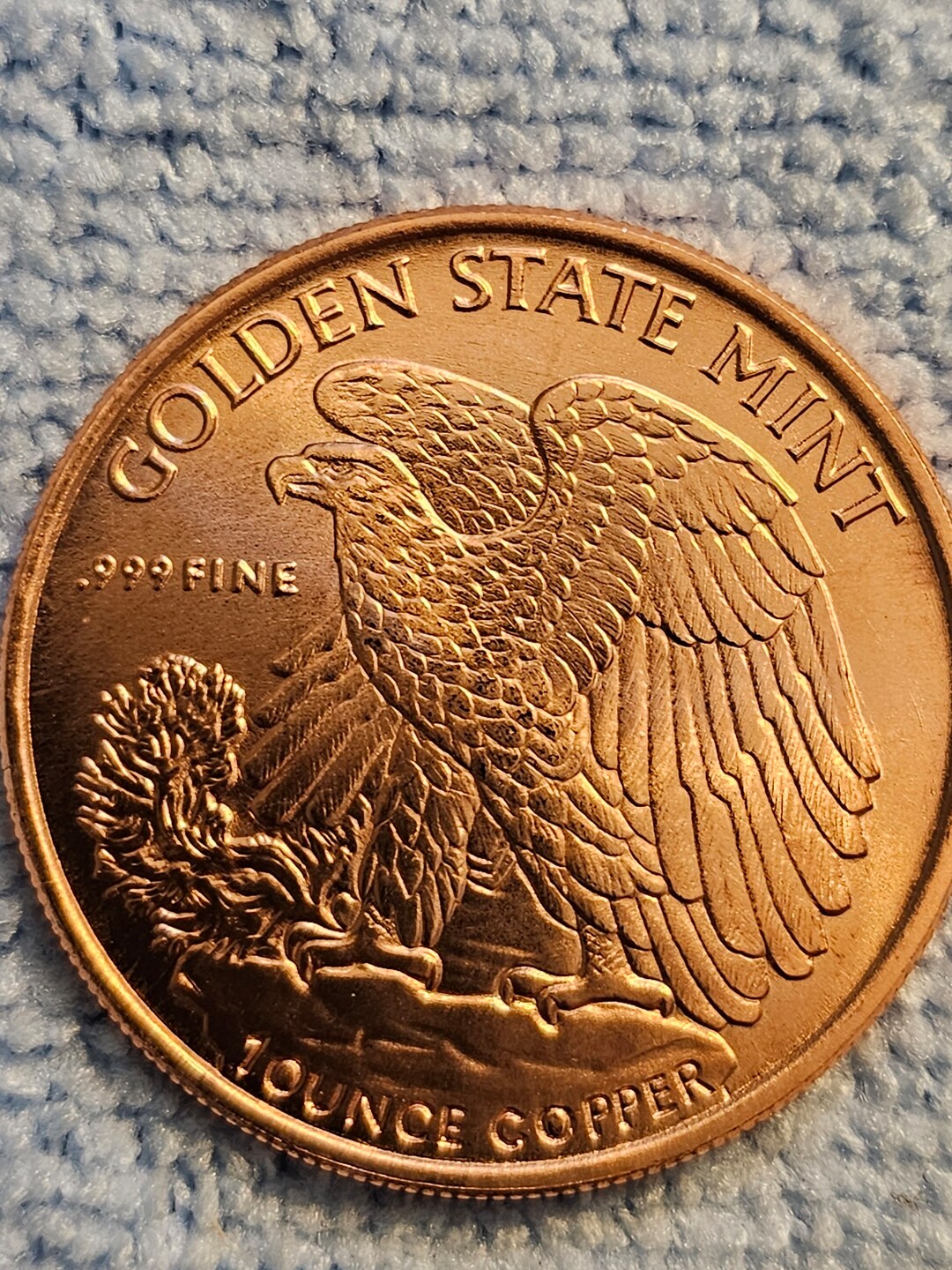 1 Oz Golden State Mint Walking Liberty Copper Round. - Etsy