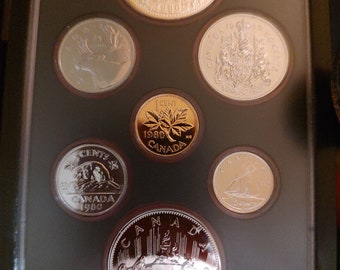 Royal Canadian Mint 1979 7 Coin Proof Set - Etsy