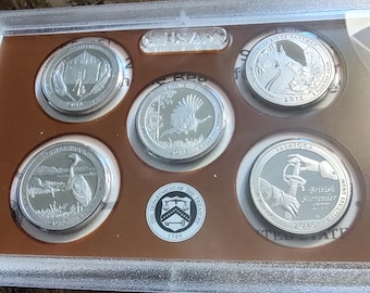 American Women 2022 Series U.S. Mint Quarters 5-coin Set in Capsules ...