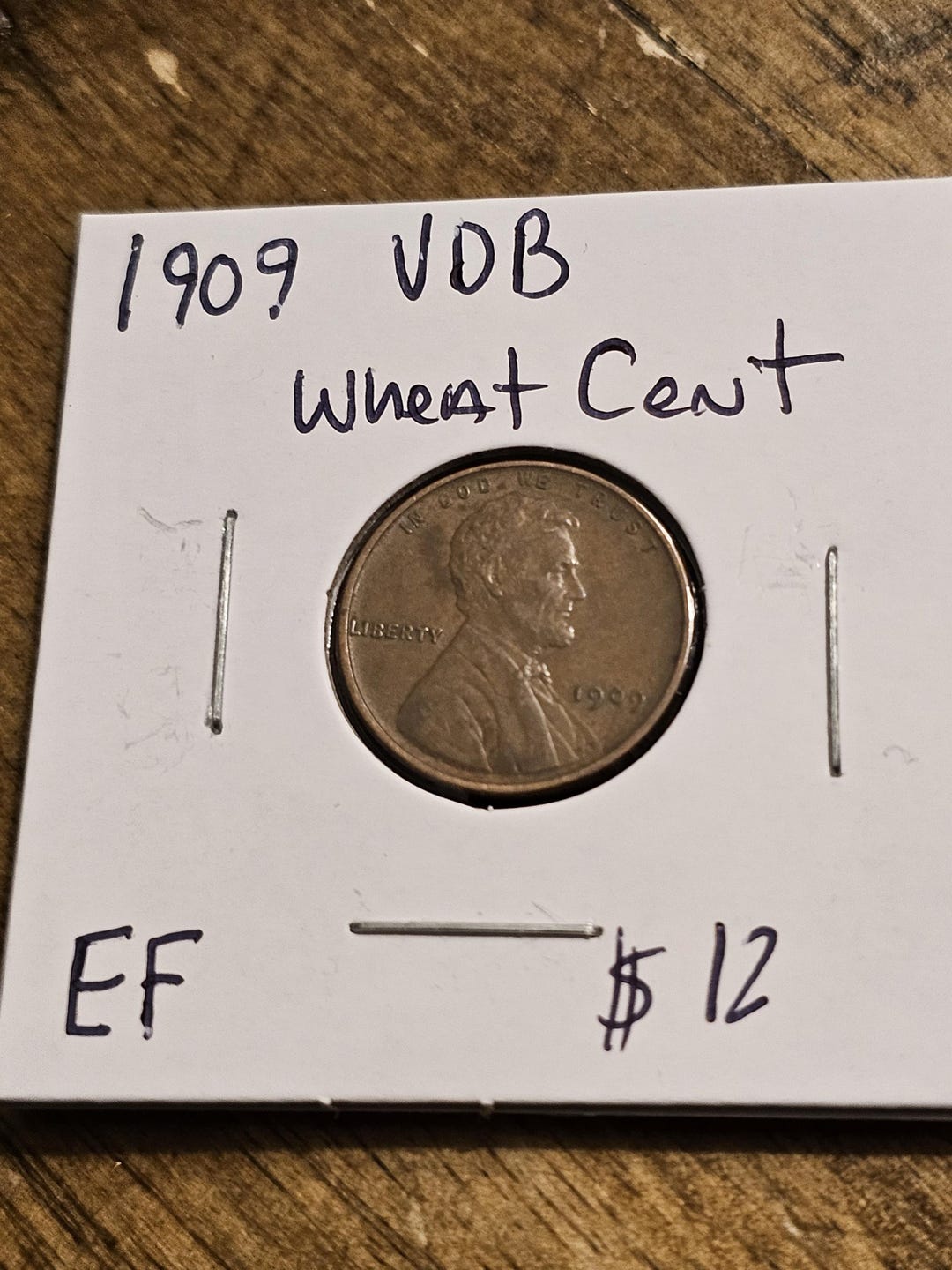 1909 VBD Extra Fine Lincoln Wheat Cent Penny - Etsy