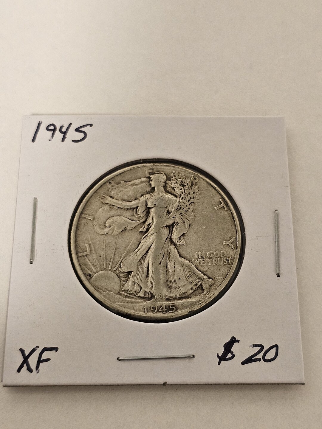 1945 Extra Fine Liberty Walking Silver Half Dollar - Etsy