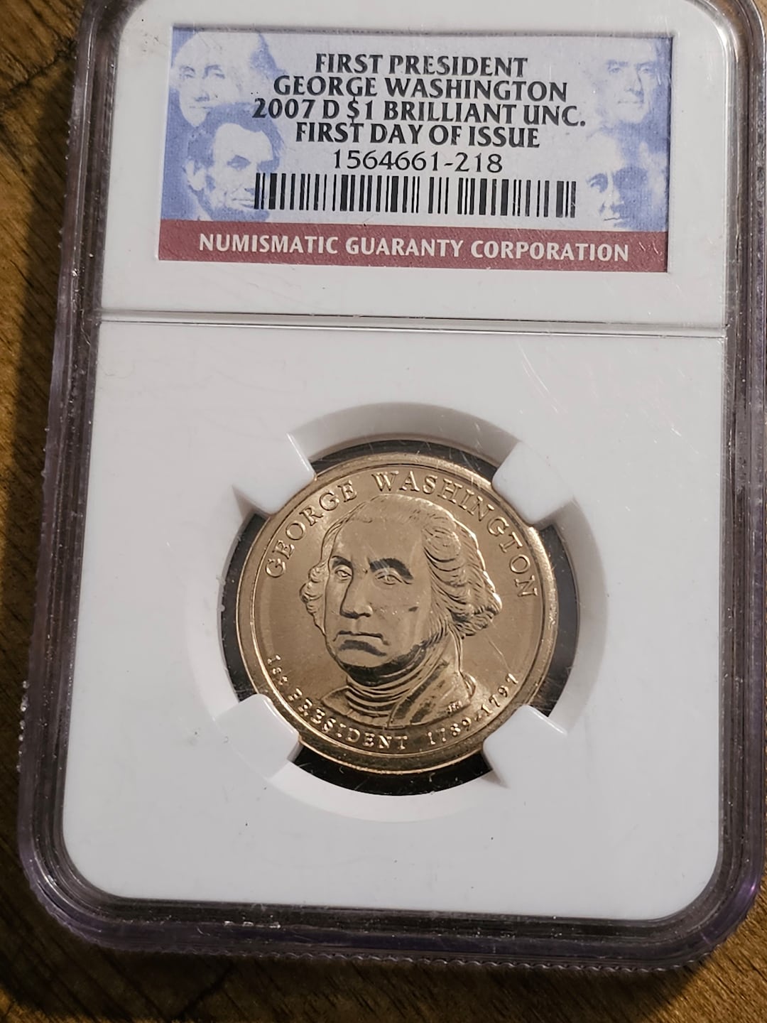 2007-P George Washington First President Dollar Coin NGC - Etsy