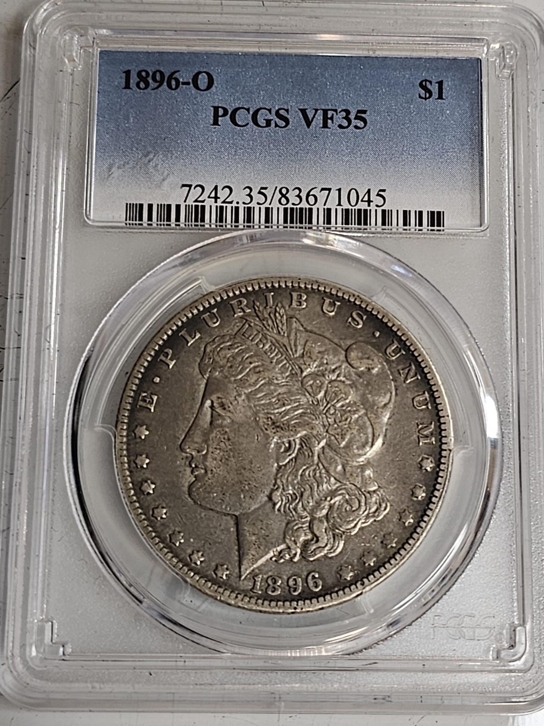 1896 O Graded Very Fine VF35 Silver Morgan Dollar - Etsy