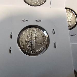 Winged Liberty Head Mercury Silver Dimes 1934-1945 Very Fine or Better ...