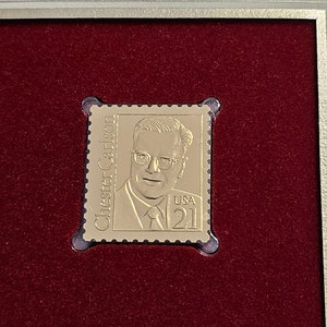 Chester Carlson Father of Xerography First Day of Issue 22kt Gold ...