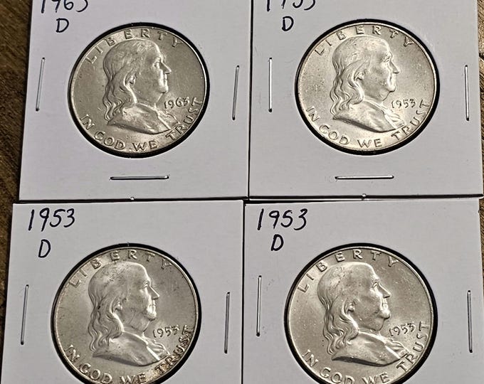 Benjamin Franklin Half Dollar About Uncirculated or Better Pick Your ...