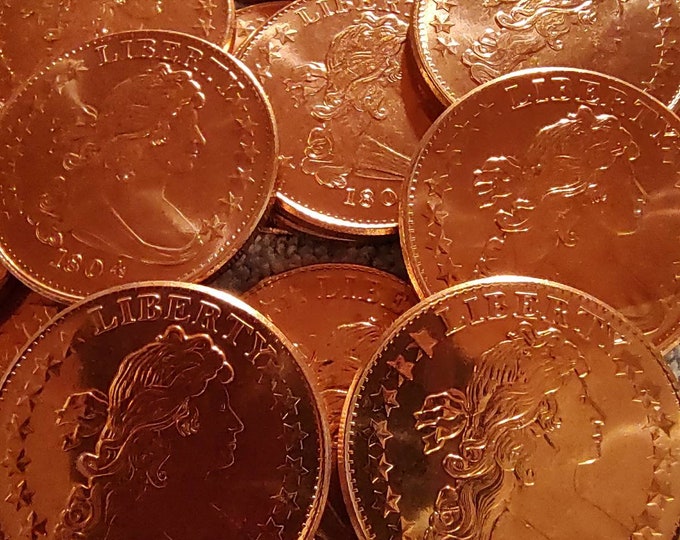 1 Oz. Copper Draped Bust Round .999 Fine Copper Art Bullion - Etsy