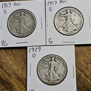 Silver Liberty Walking Half Dollar 1916-1947 Pick Your Date - Etsy