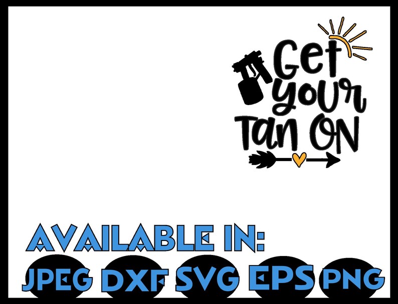 Spray tan SVG DXF JPEG Silhouette Cameo Cricut vacation svg | Etsy