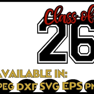 Senior SVG DXF JPEG Silhouette Cameo Cricut Class of 2026 First Day of ...