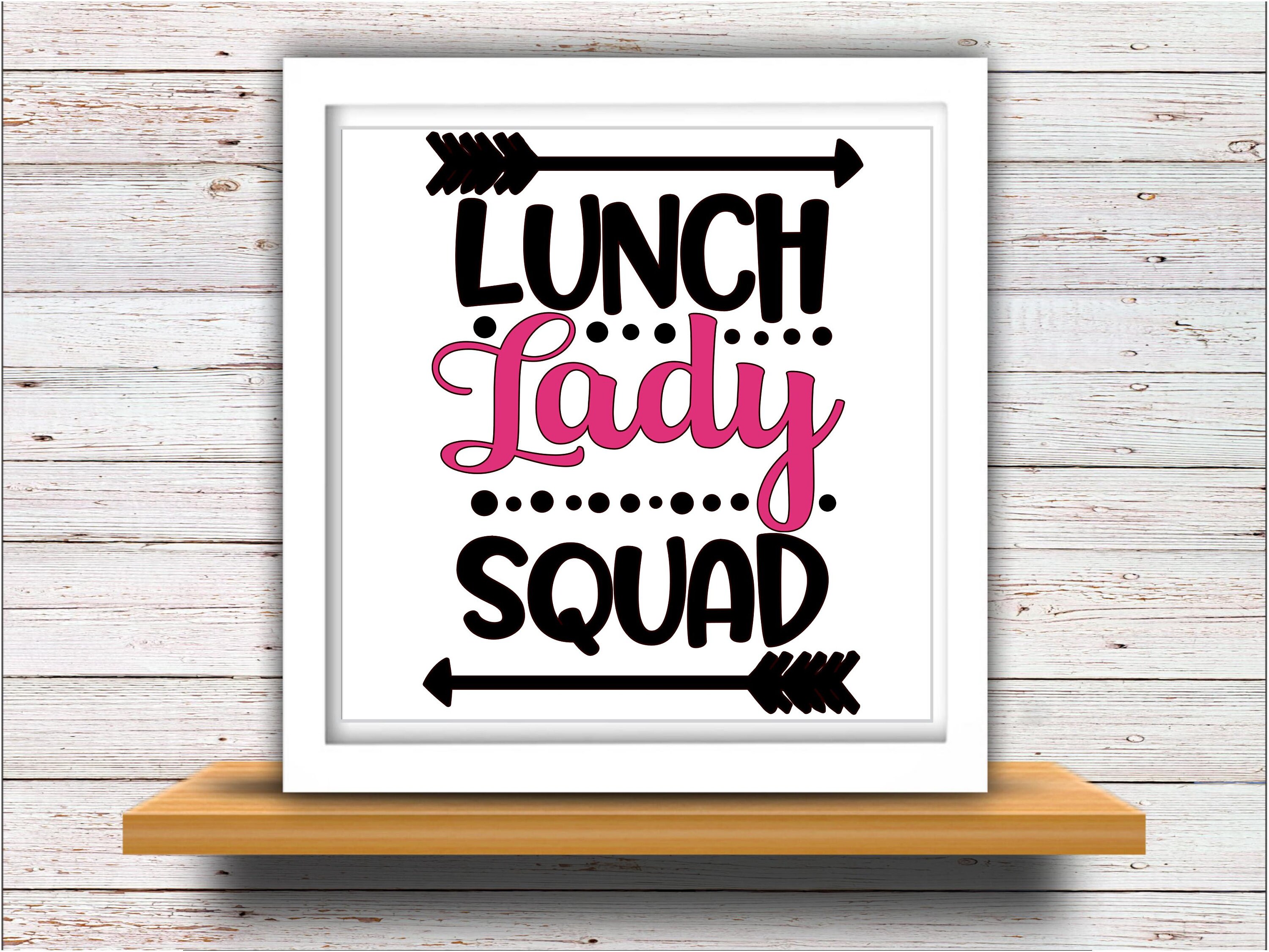Cafeteria Svg Dxf Jpeg Silhouette Cameo Cricut Lunch Lady Etsy Denmark