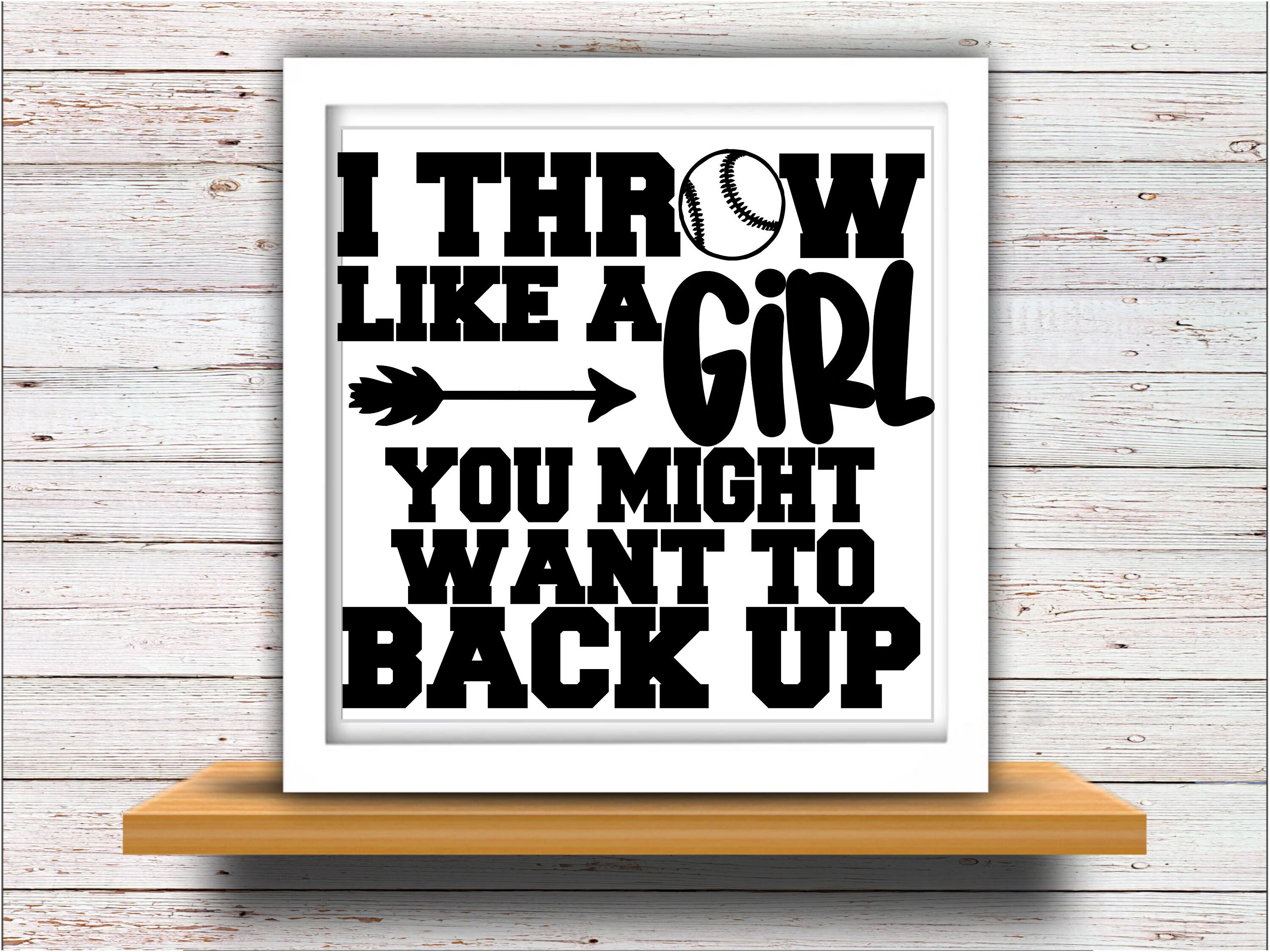 Softball Svg SVG DXF JPEG Silhouette Cameo Cricut Throw Like - Etsy