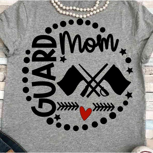 Color Guard Love SVG DXF JPEG Silhouette Cameo Cricut Band Mom - Etsy