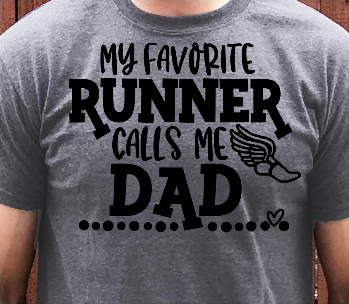 Track SVG DXF JPEG Silhouette Cameo Cricut Dad Svg Runner Iron - Etsy