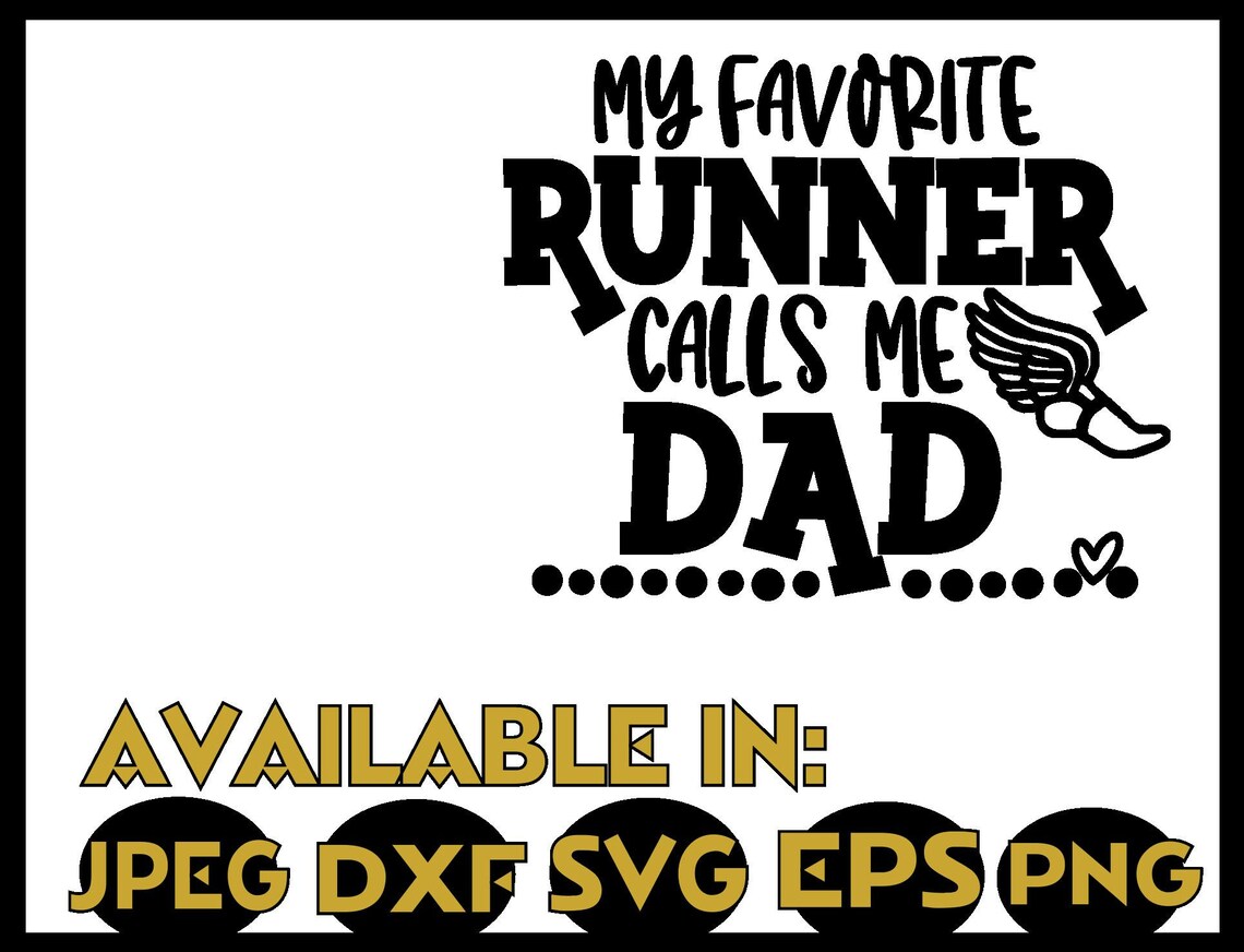 Track SVG DXF JPEG Silhouette Cameo Cricut Dad Svg Runner Iron - Etsy