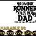 Track SVG DXF JPEG Silhouette Cameo Cricut Dad Svg Runner Iron on Field ...