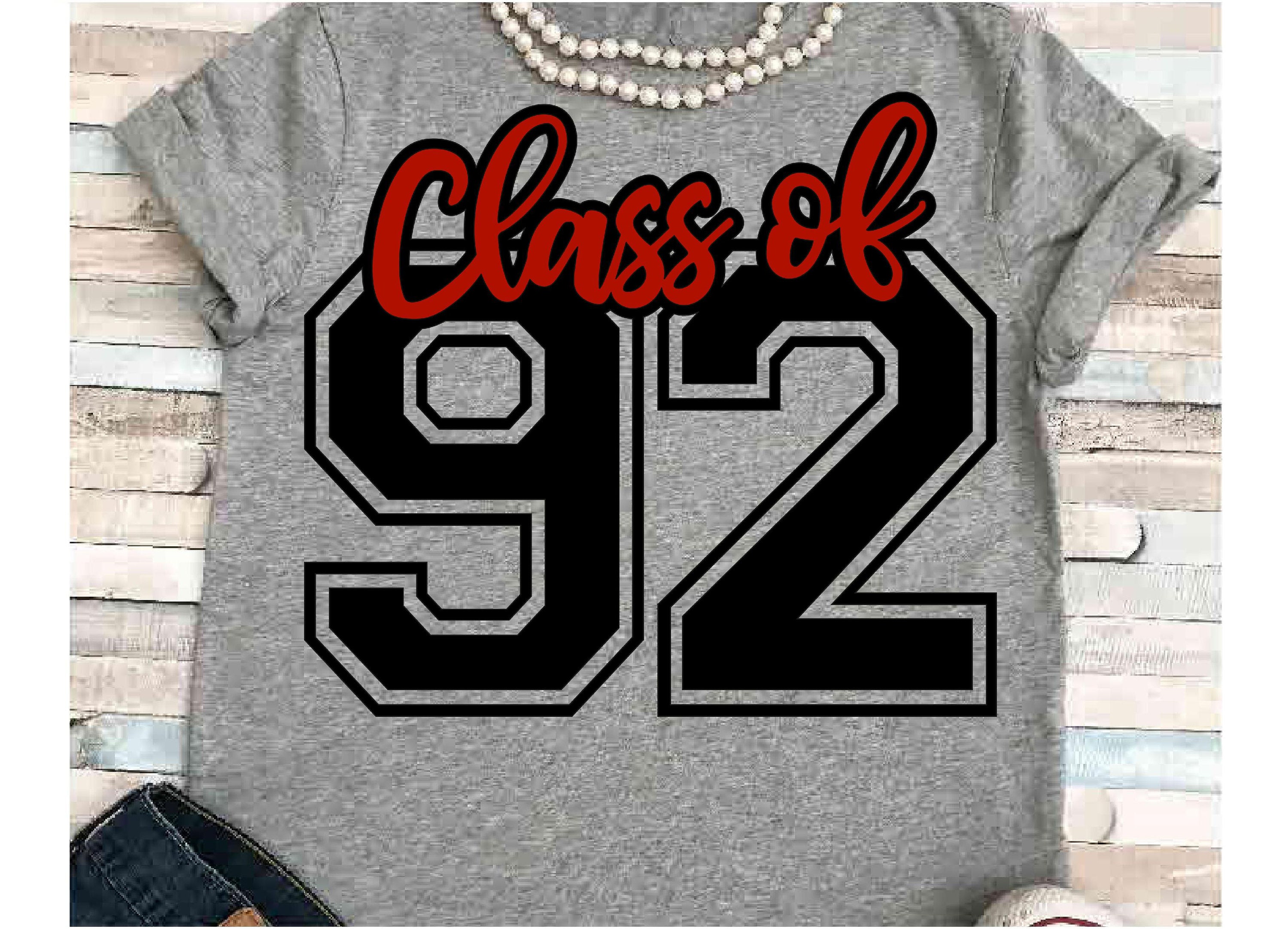 Reunion SVG DXF JPEG Silhouette Cameo Cricut Class of 1992 - Etsy