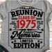 Reunion SVG DXF JPEG Silhouette Cameo Cricut Class of 1975 Class ...