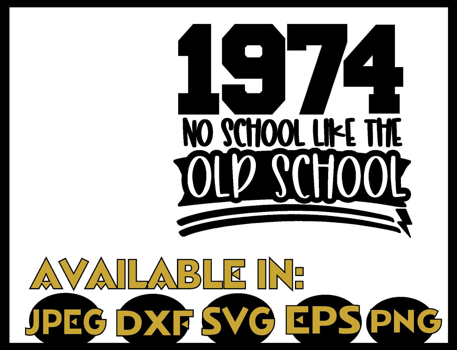 Reunion SVG DXF JPEG Silhouette Cameo Cricut Class of 1974 - Etsy
