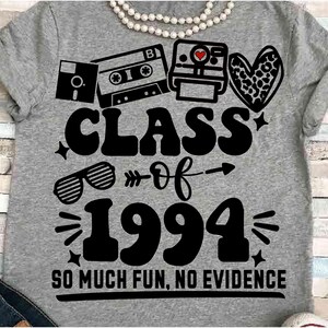 Reunion SVG DXF JPEG Silhouette Cameo Cricut Class of 1994 Png Camera ...