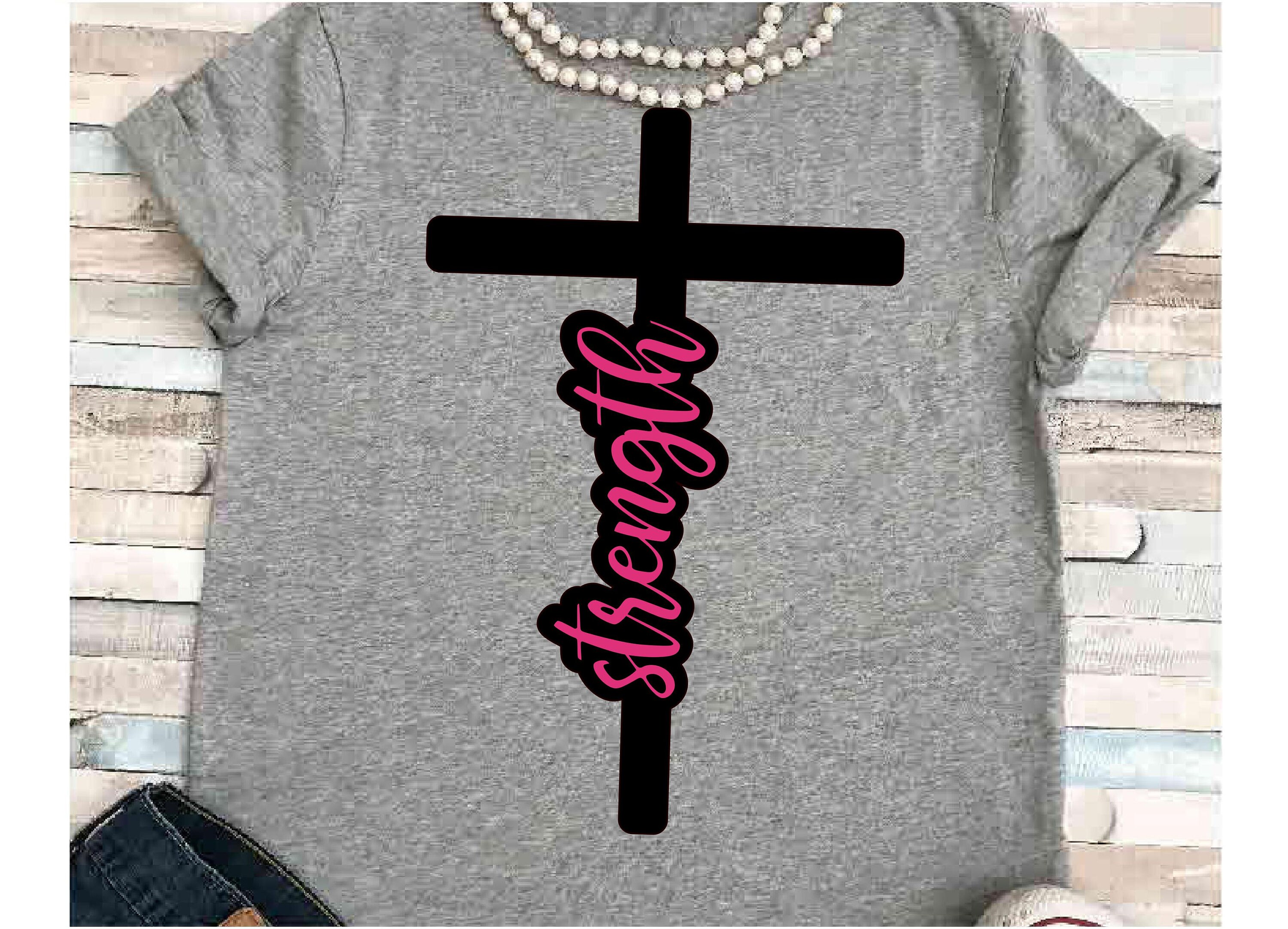 Strength SVG DXF JPEG Silhouette Cameo Cricut blessed svg workout shirt ...