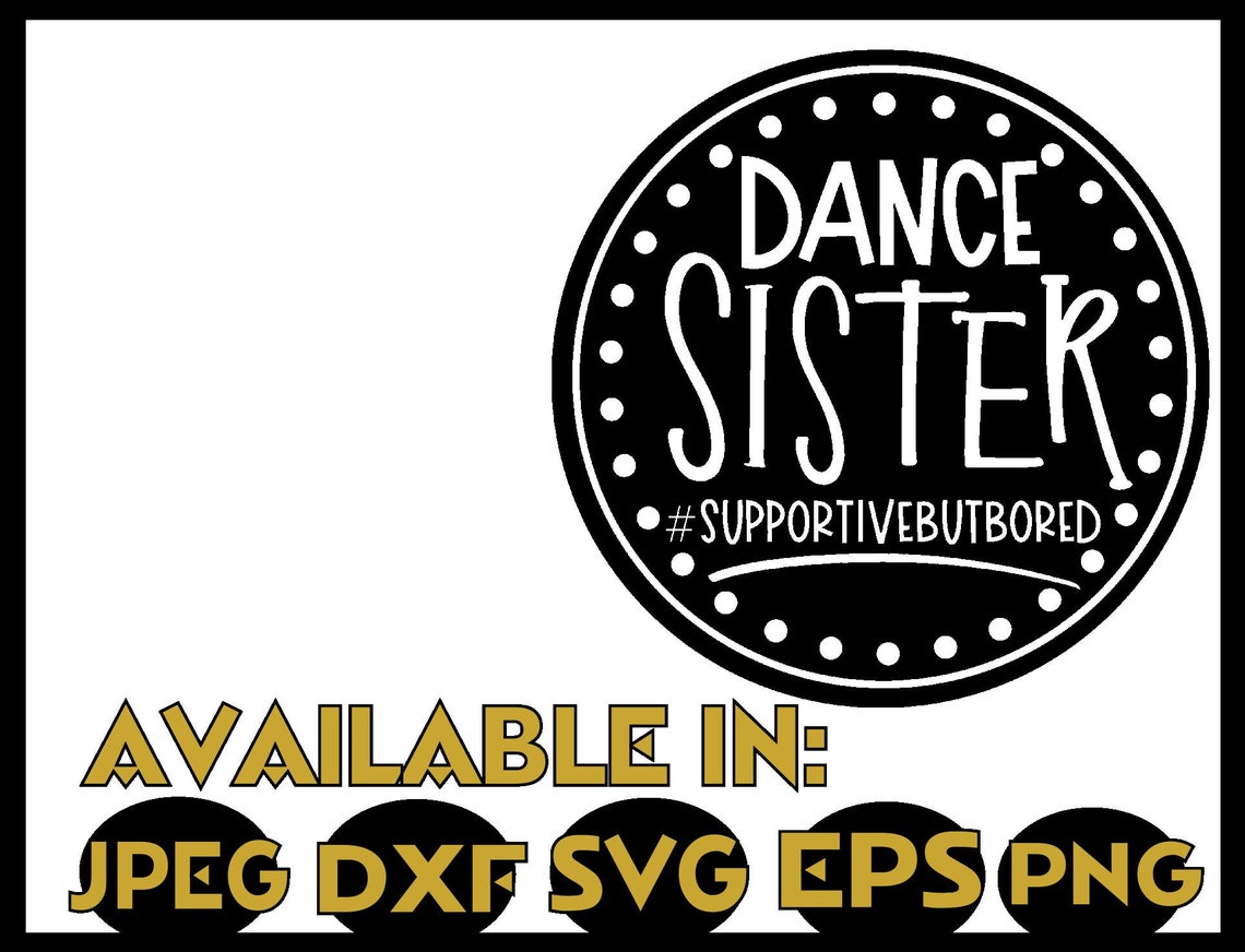 Dance SVG DXF JPEG Silhouette Cameo Cricut Printable - Etsy