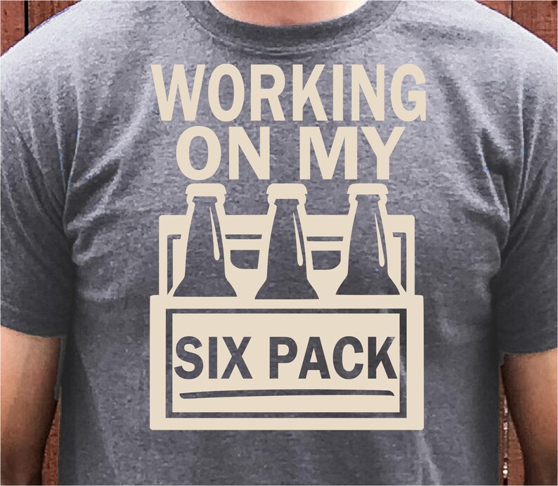 Six Pack SVG DXF JPEG Silhouette Cameo Cricut Drinking Svg - Etsy