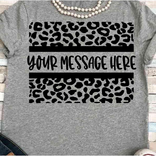 Rectangle Leopard Svg - Etsy