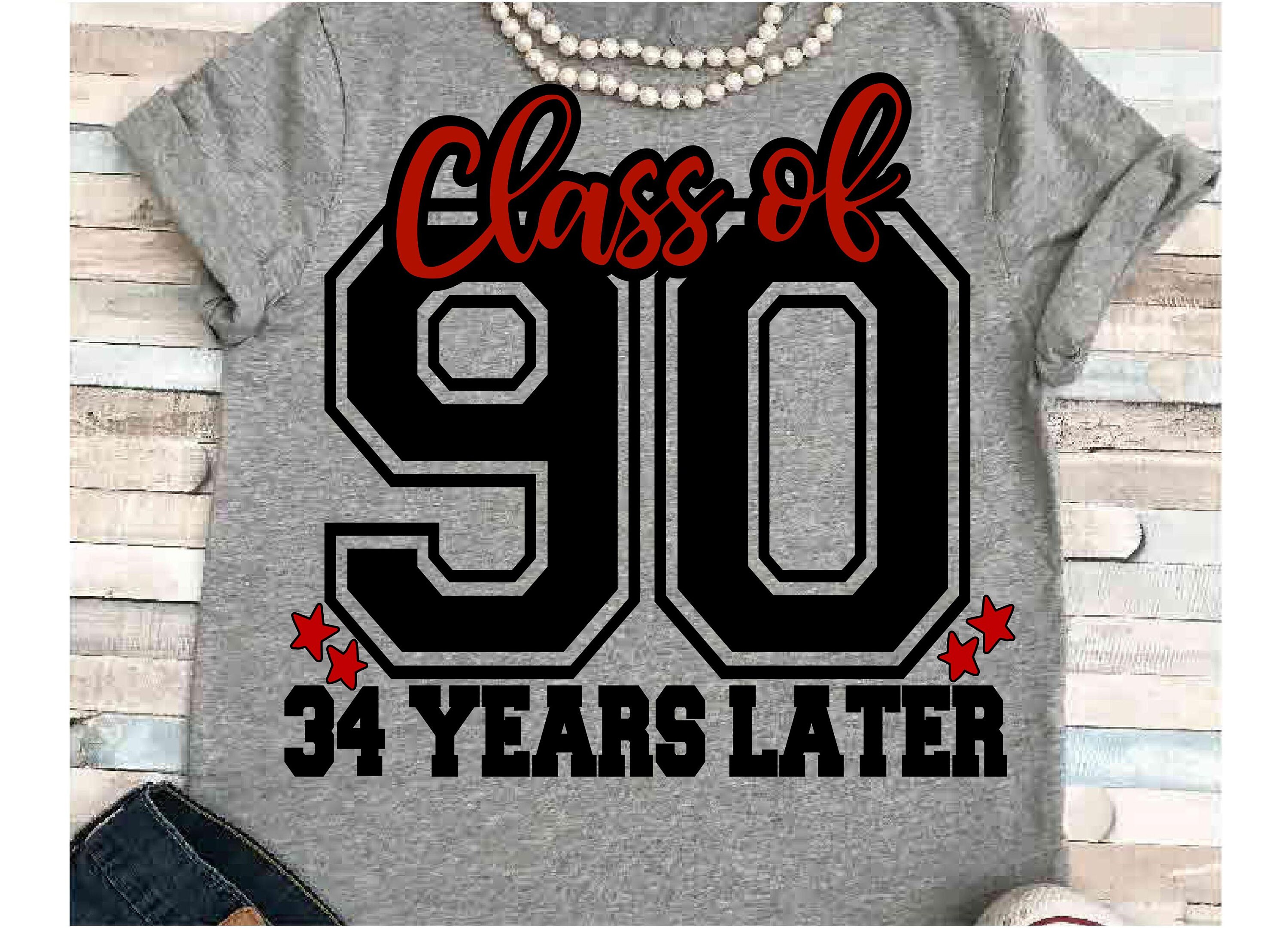 Reunion SVG DXF JPEG Silhouette Cameo Cricut Class of 1990 Class ...